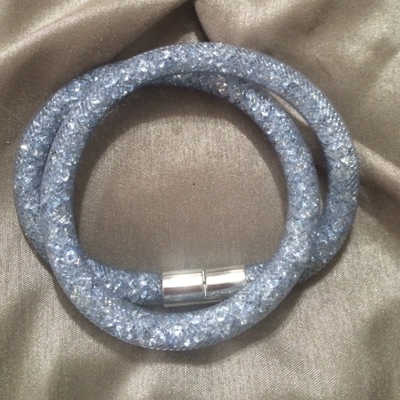 Swarovski | Jewelry | Swarovski Stardust Gray Bracelet | Poshmark
